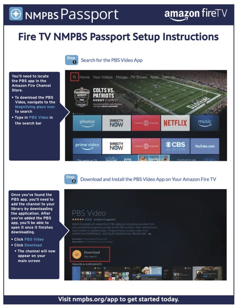 Fire TV Set Up Guide – New Mexico PBS, KNME-TV
